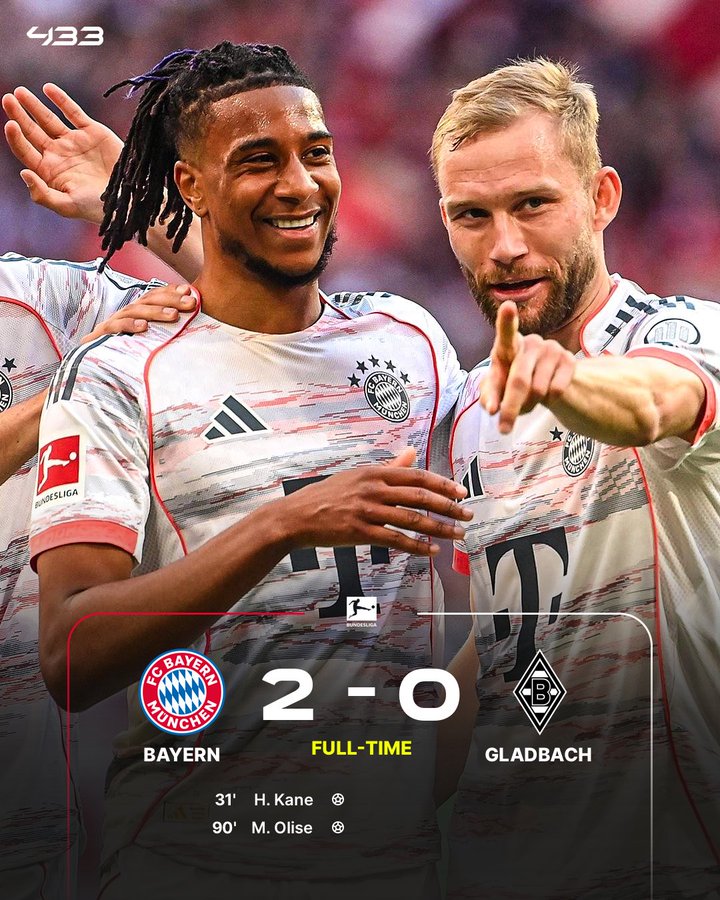 是起点也是终点！拜仁2-0门兴：穆勒主场最后一战&凯恩获首冠-24VS直播