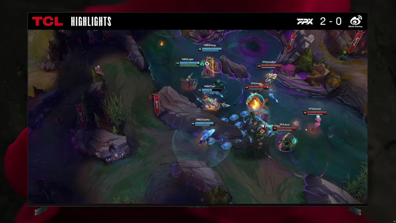 LPL第二赛段 FPXvsWBG 第二局高光时刻-24VS直播