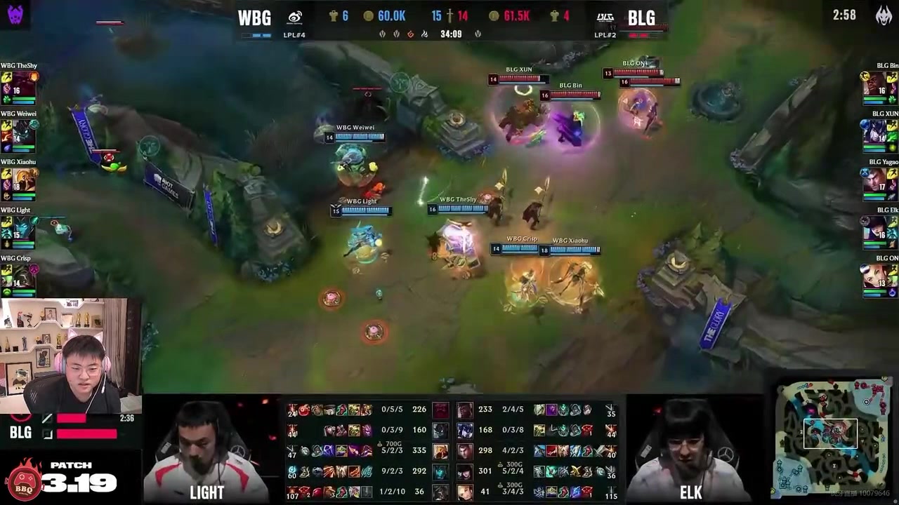 各大解说看WBG淘汰BLG晋级S13决赛 纷纷发出不可思议的声音！-24VS直播