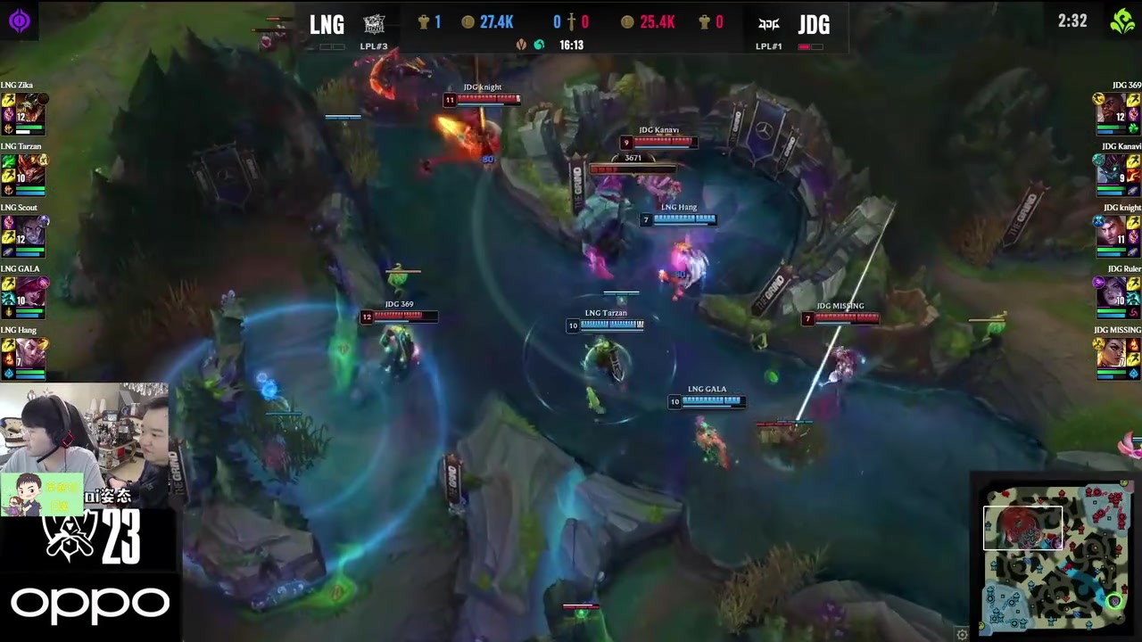 姿态看LNG扳回一局：状态这么好吗？打JDG都能虐一把！-24VS直播