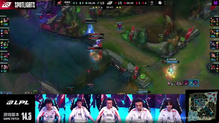WBG vs IG赛后麦克疯 Zdz：我咬死你！！！-24VS直播