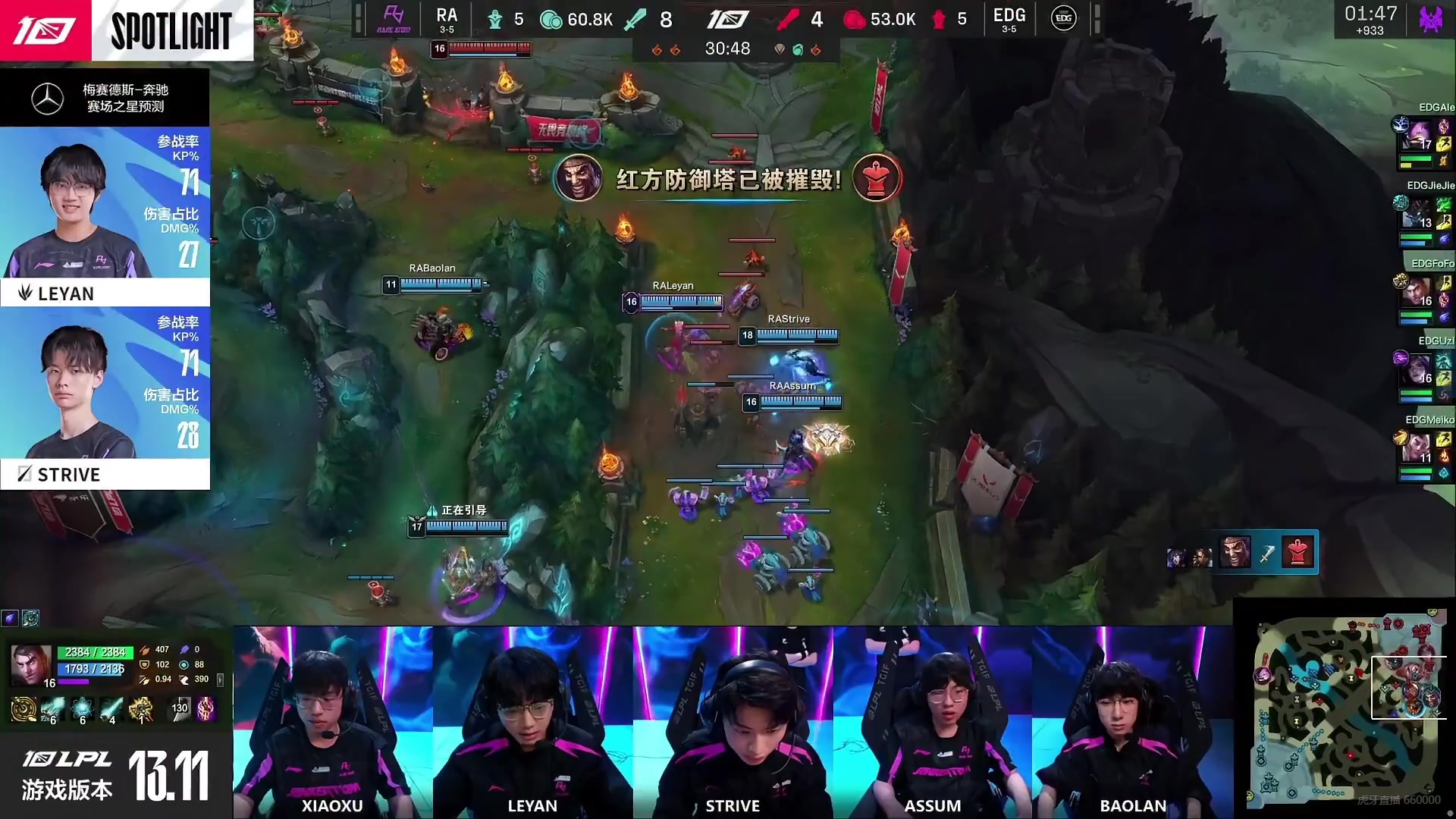 EDG队内语音—Jiejie：哇！这么牛吗乌兹？！！！-24VS直播