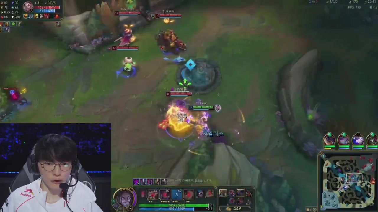 改变战局！LoL发布决赛第四局Faker塞拉斯偷洛大招开团第一视角-24VS直播