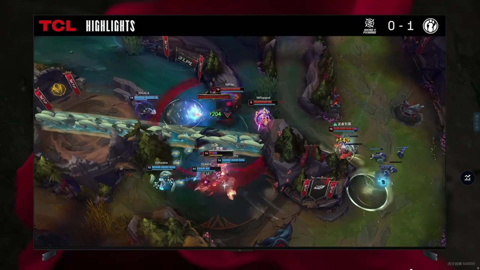 LPL第二赛段 NIPvsIG 第一局高光时刻-24VS直播