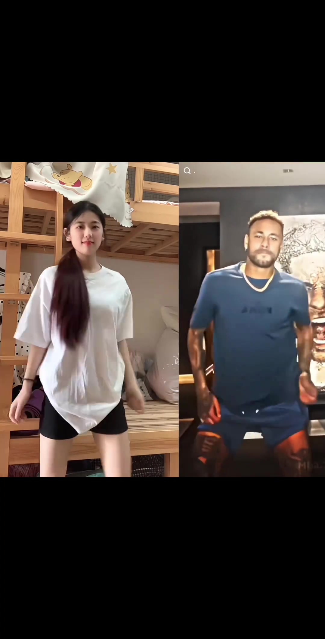 内马尔舞蹈最近又火起来了！美女模仿的这相似度可以打几分？-24VS直播