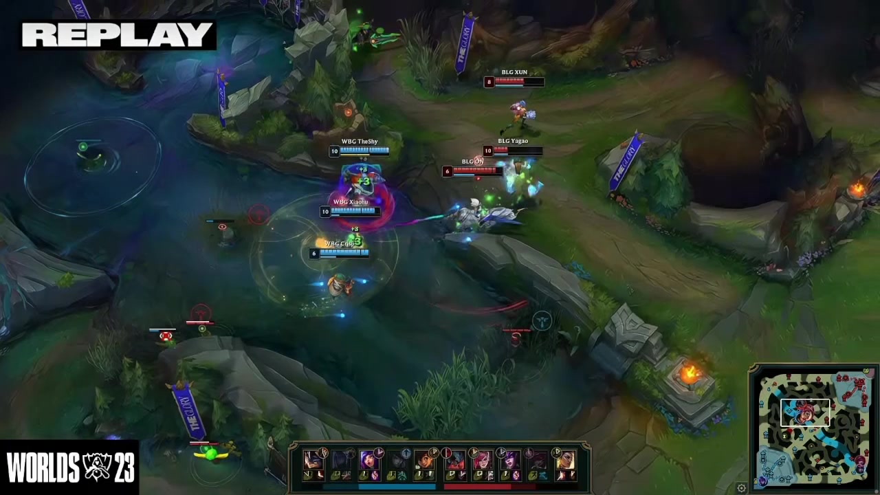 Theshy拿下双杀后自信微笑，而后上线顺手单杀Bin！！-24VS直播